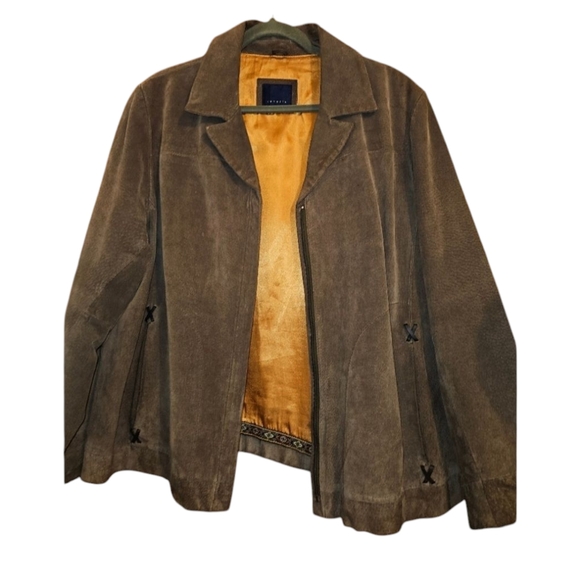 Venezia | Jackets & Coats | Vintage Venezia Suede Leather Jacket ...